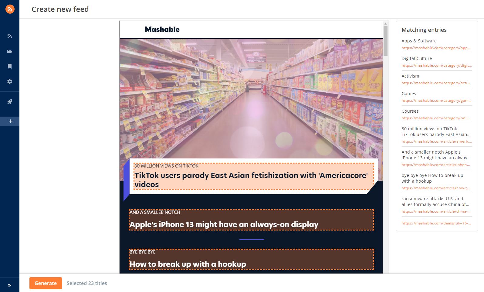 How to Generate an RSS Feed with RSS Builder